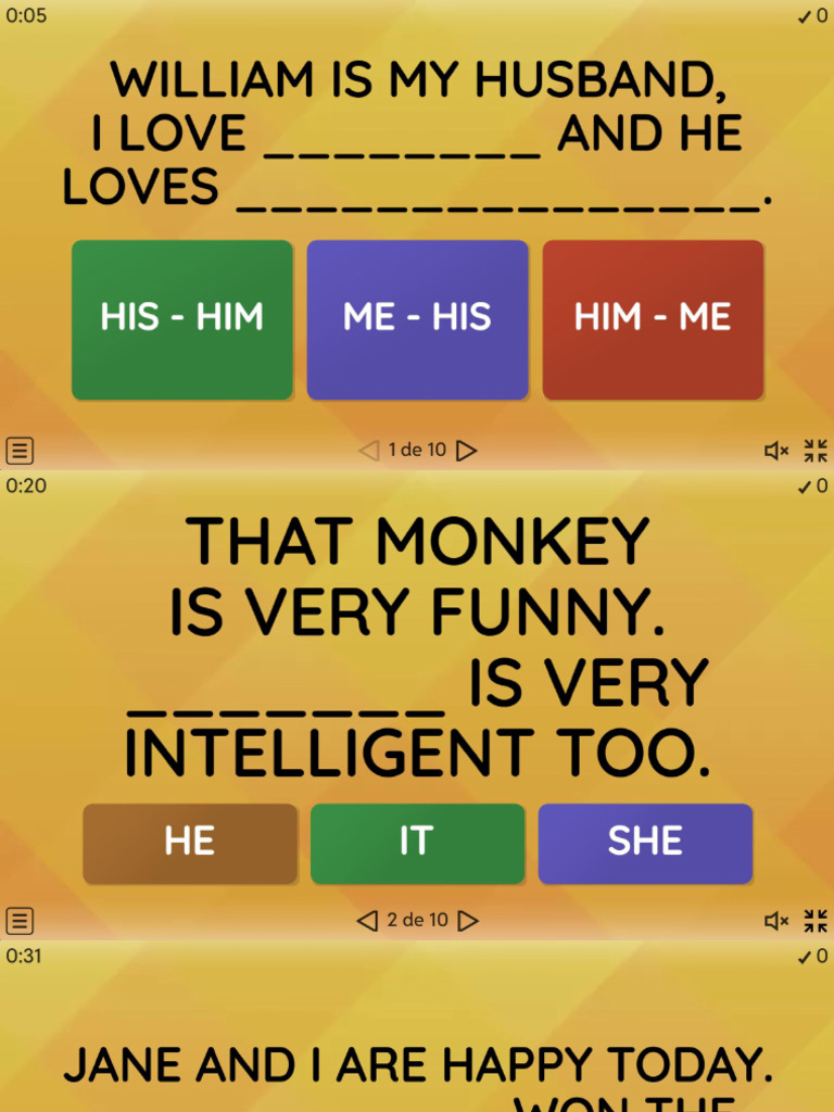 Subject and Object Pronouns | PDF