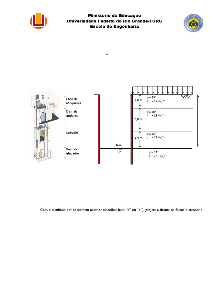 Trabalho 2 - Cortina de Estaca Prancha - 2024 | PDF