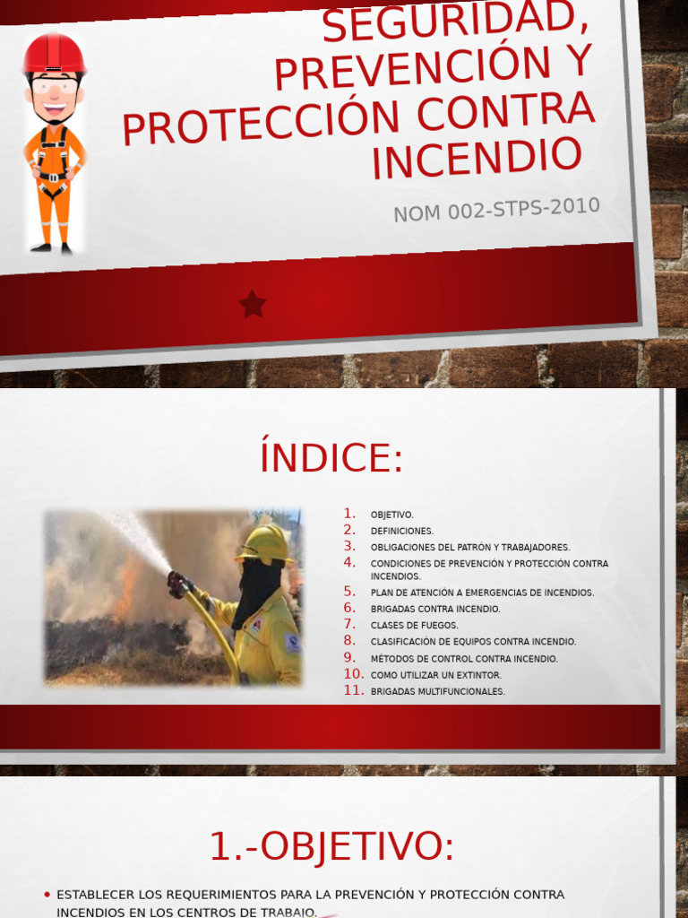 Condiciones de Seguridad, Prevención y Protección Contra Incendio | PDF ...