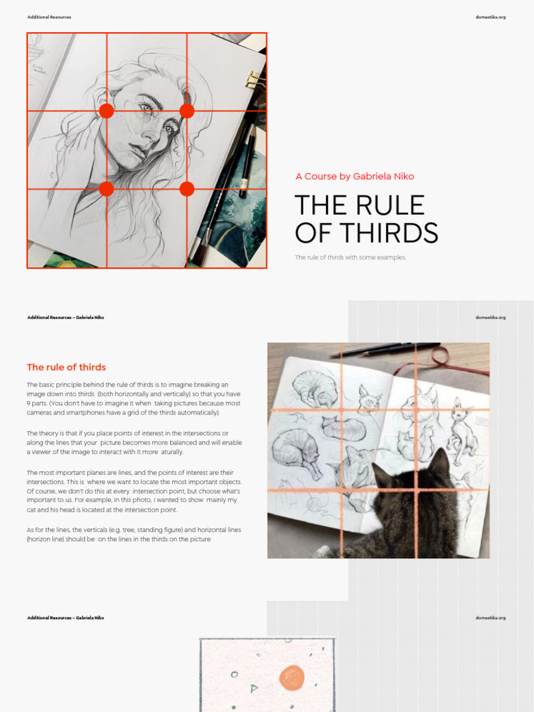 U4-02 - The Rule of Thirds - EN | PDF | Composition (Visual Arts) | Light