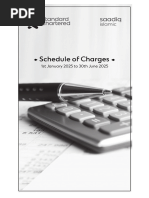 PK Conventional Schedule of Charges English h1 2025 | PDF | Cheque | Banks