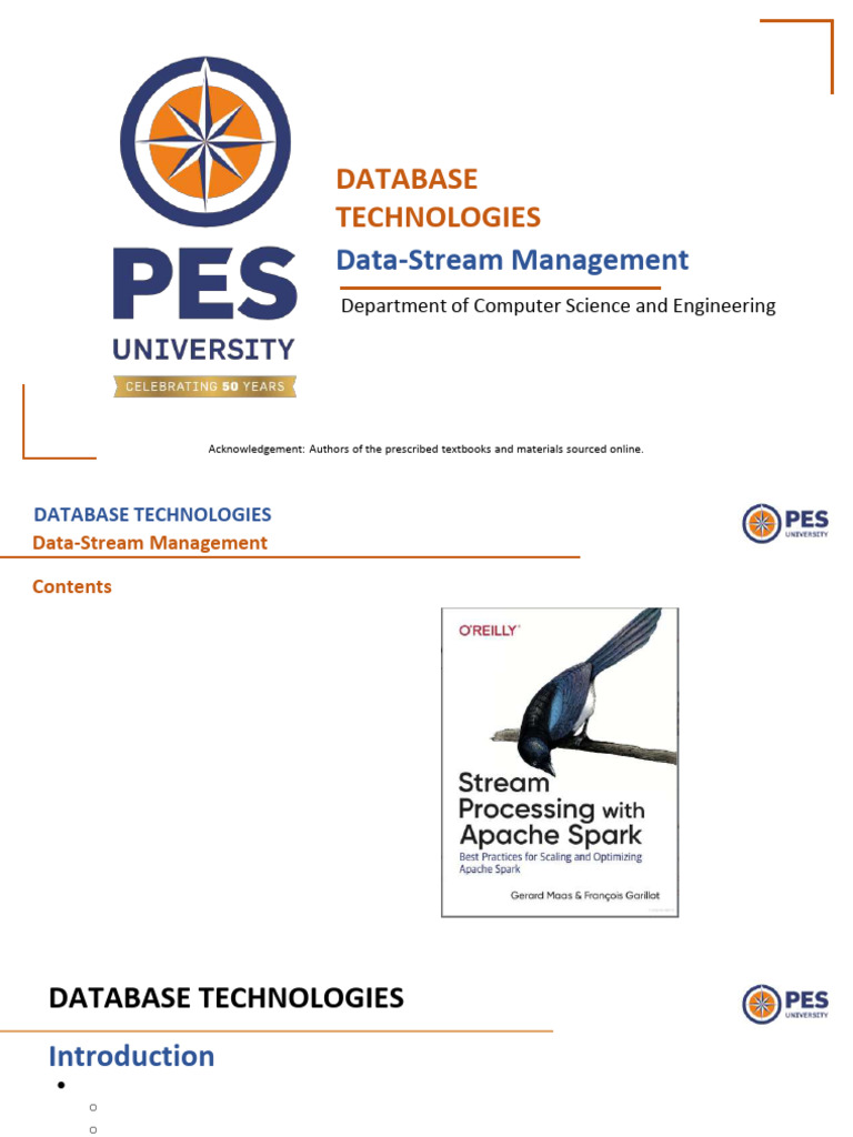 DBT Unit 4 Slides | PDF | Apache Spark | Databases