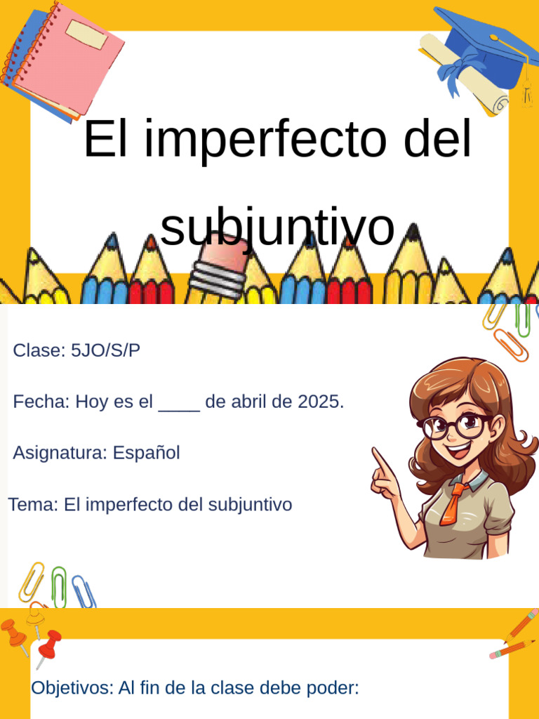 The Past - Imperfect Subjunctive | PDF | Morphology | Grammar