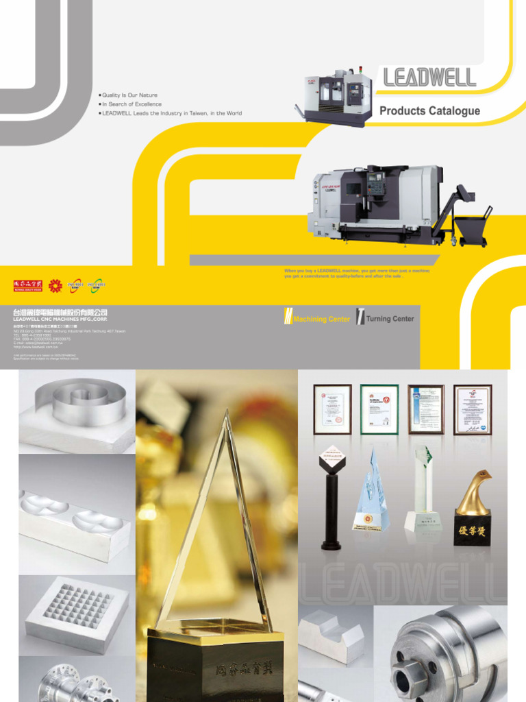 Leadwell Vertical Machining Centers Overview | PDF | Gear | Mechanical ...