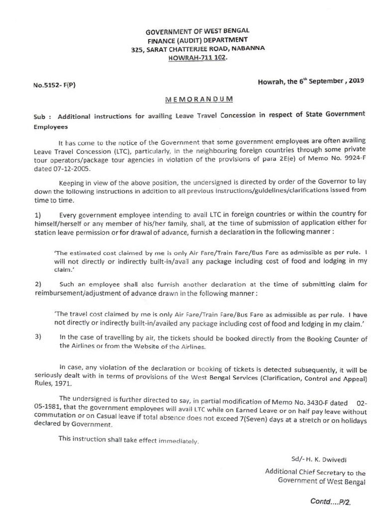 5152-F Government Order Regarding Government Work | PDF