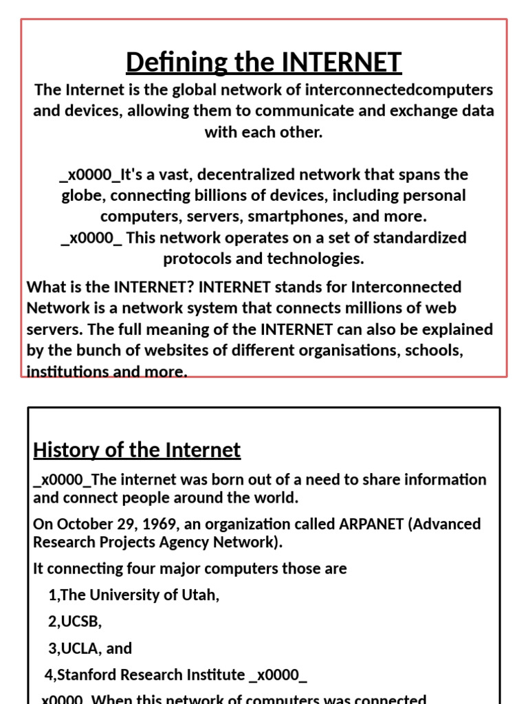 Understanding the Internet's Evolution | PDF | Internet | Computer Network