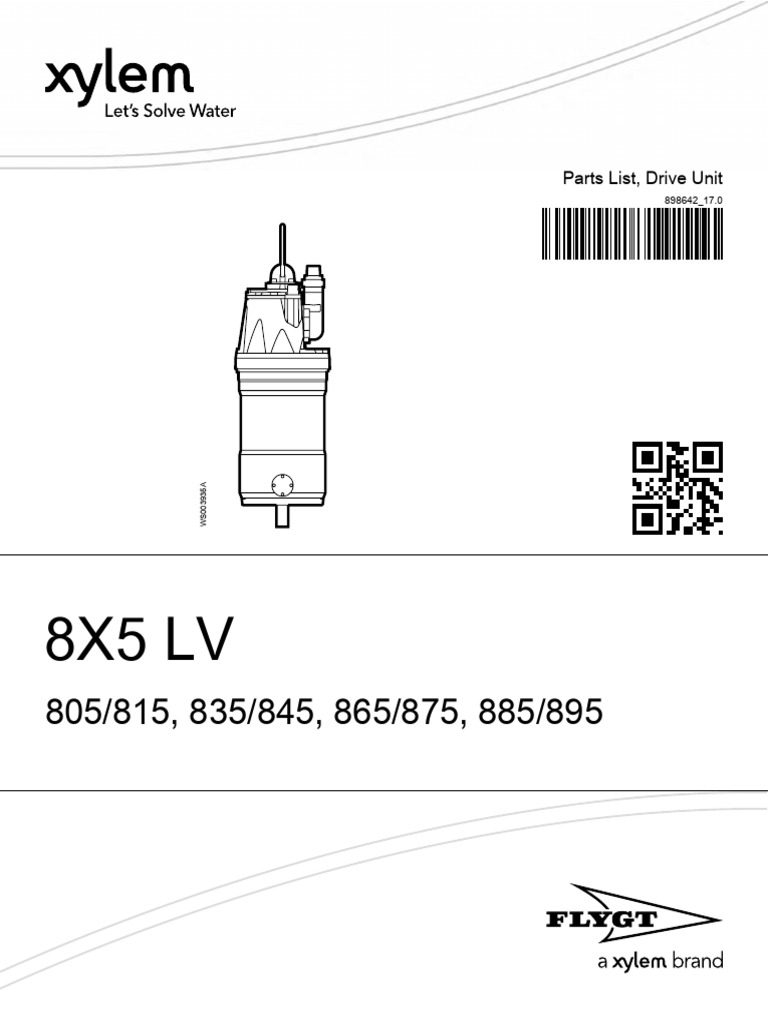 Flygt Parts List Drive Unit Doc 3531 | PDF | Mechanical Engineering ...