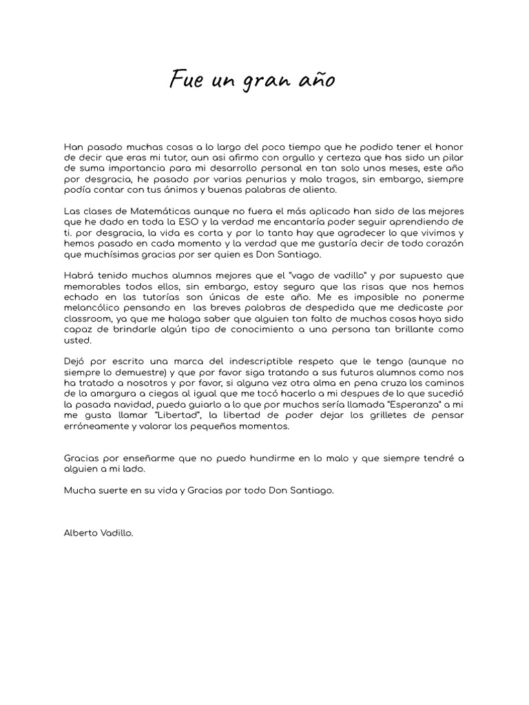Fue Un Gran Año | PDF