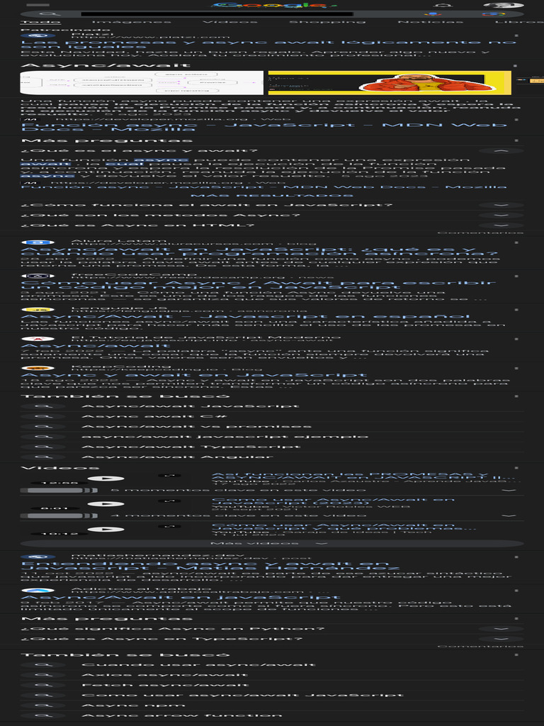 Que Es Async Await - Buscar Con Google | PDF | Script Java | Red mundial