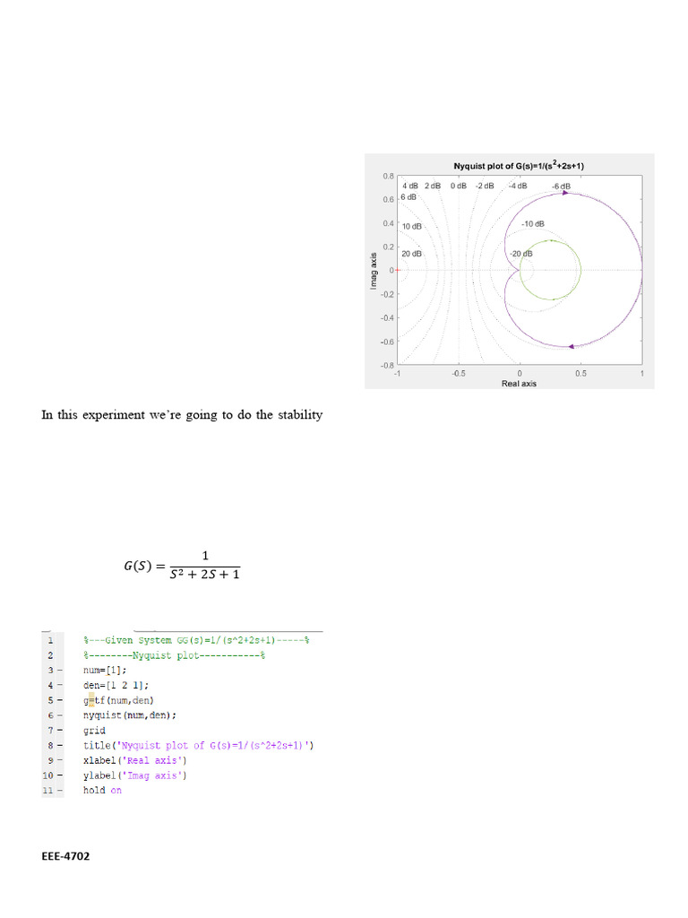 Frequency Domain Stability Analysis | PDF | Control Theory | Mechanics