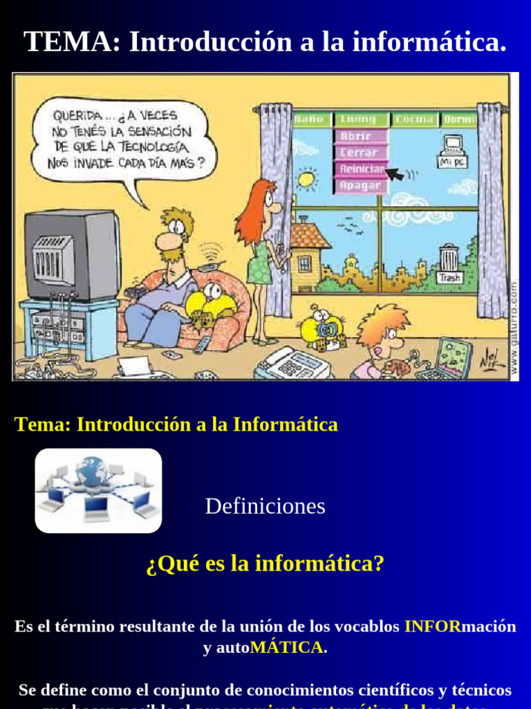 1.-Intro Informatica | PDF | Hardware de la computadora | Periférico