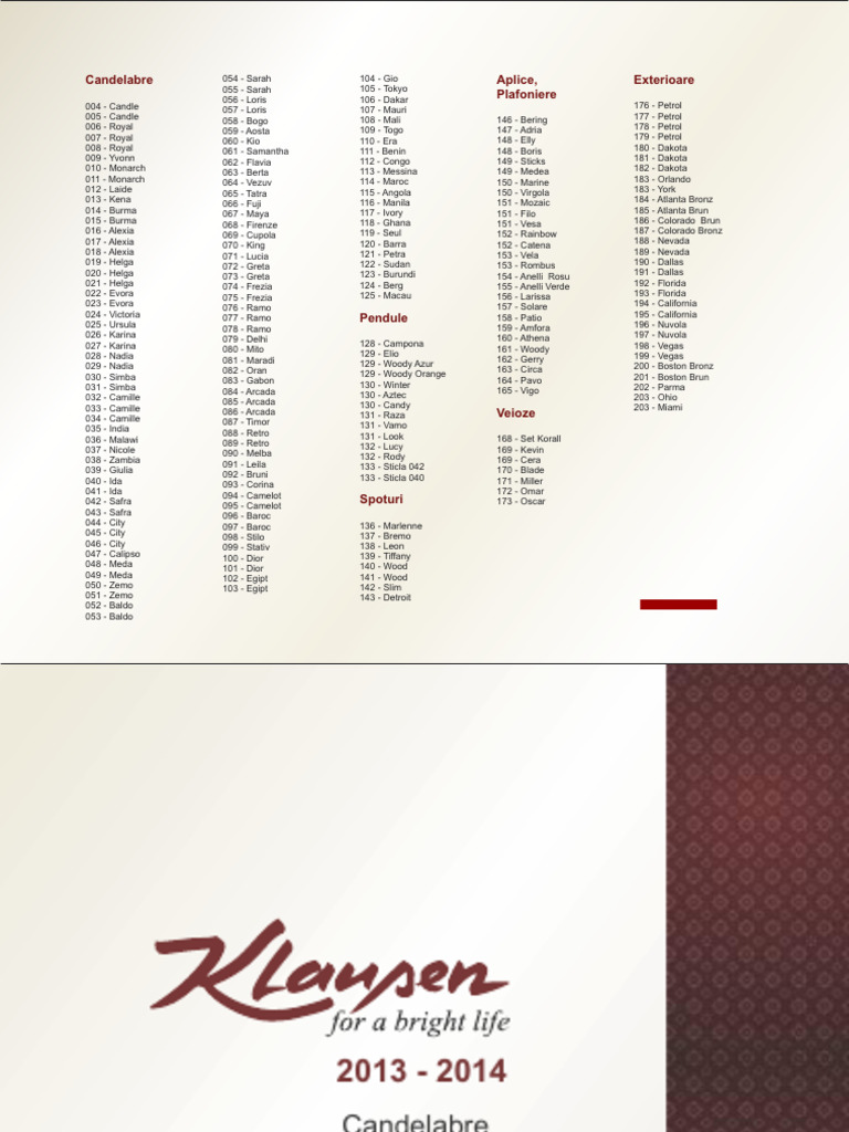 Catalog Klausen Classic | PDF