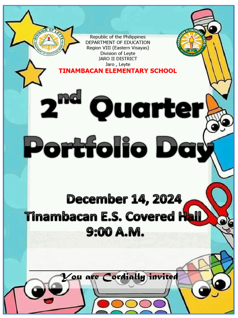 2nd Quarter Portfolio Day Program Final | PDF