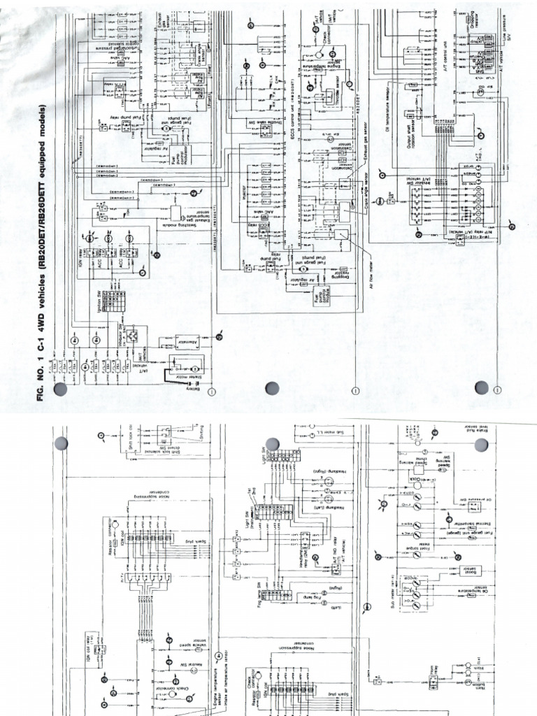 NISSAN R32 Wiring Diagrams | PDF