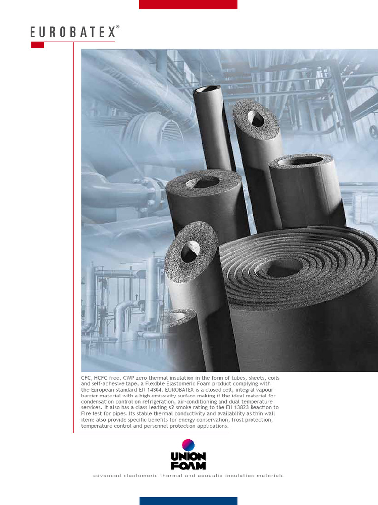 Eurobatex Thermal Insulation Solutions | PDF | Chlorofluorocarbon ...