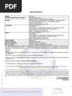 SACAP Architectural Compliance Certificate | PDF