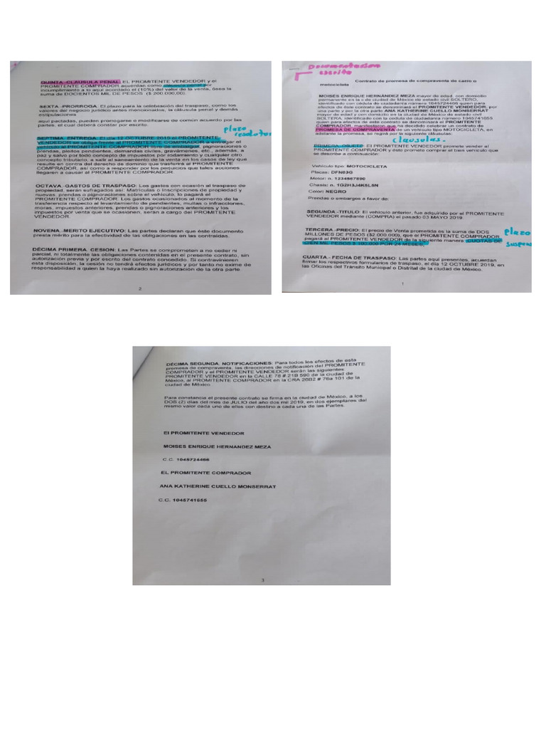 Contrato de Promesa | PDF