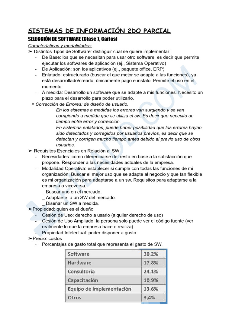 Resumen 2do Parcial Sistemas de Informacion 1 | PDF | Inteligencia artificial | Inteligencia (IA ...