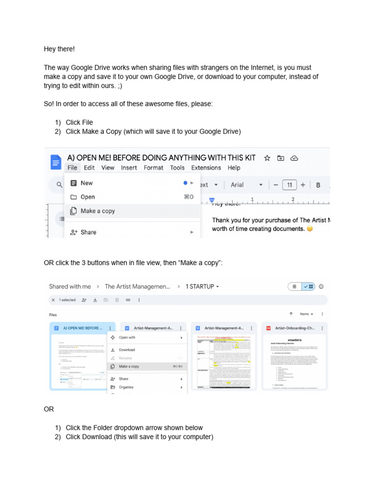 Open Me First-1 | PDF