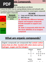 IUPAC Nomenclature Guide for Organic Molecules | PDF