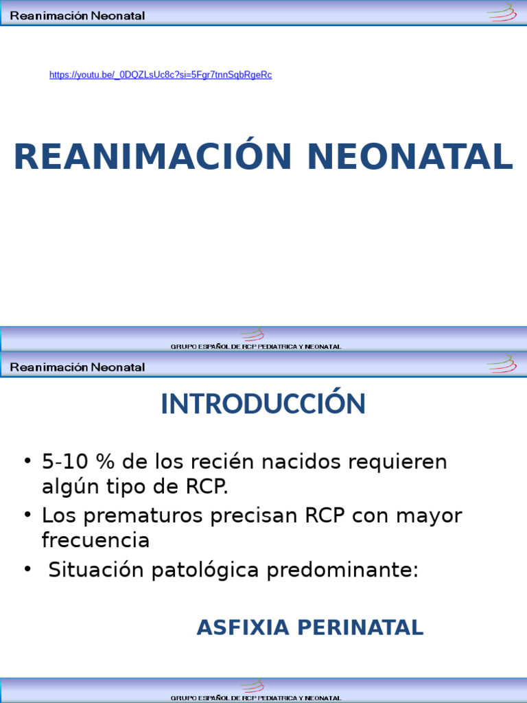 RCP Neonatal | PDF | Reanimación cardiopulmonar | Parto