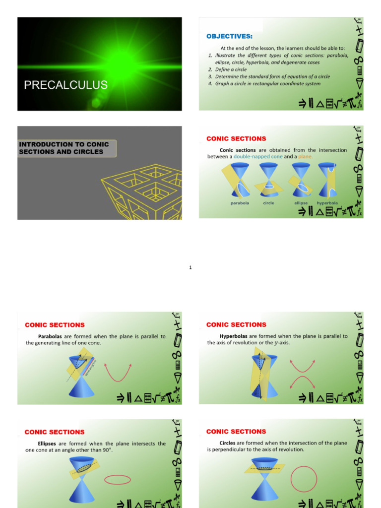 Precalculus Handout 1 | PDF