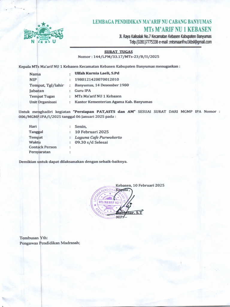 SPPD MGMP Ipa 10 Feb 2025 | PDF