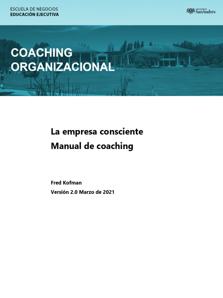 Manual de Coaching | PDF | Pensamiento | Cognición