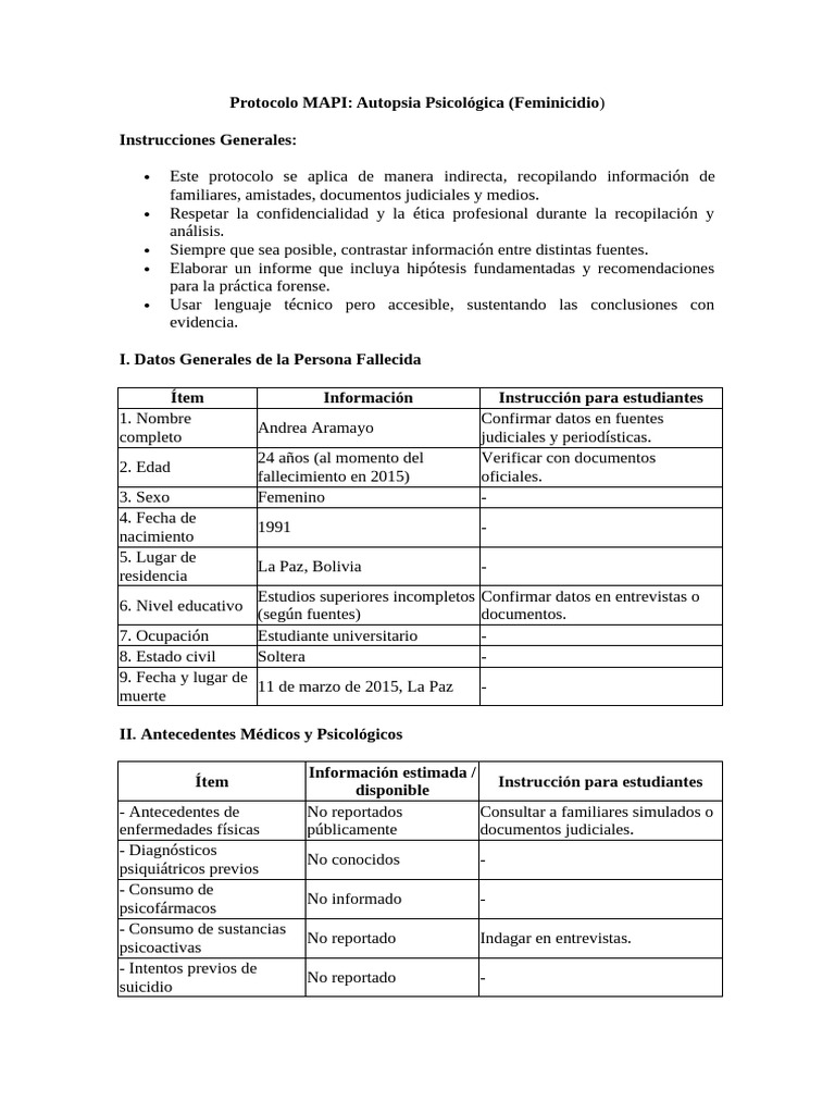 Protocolo MAPI para Clases | PDF | Las emociones | Violencia