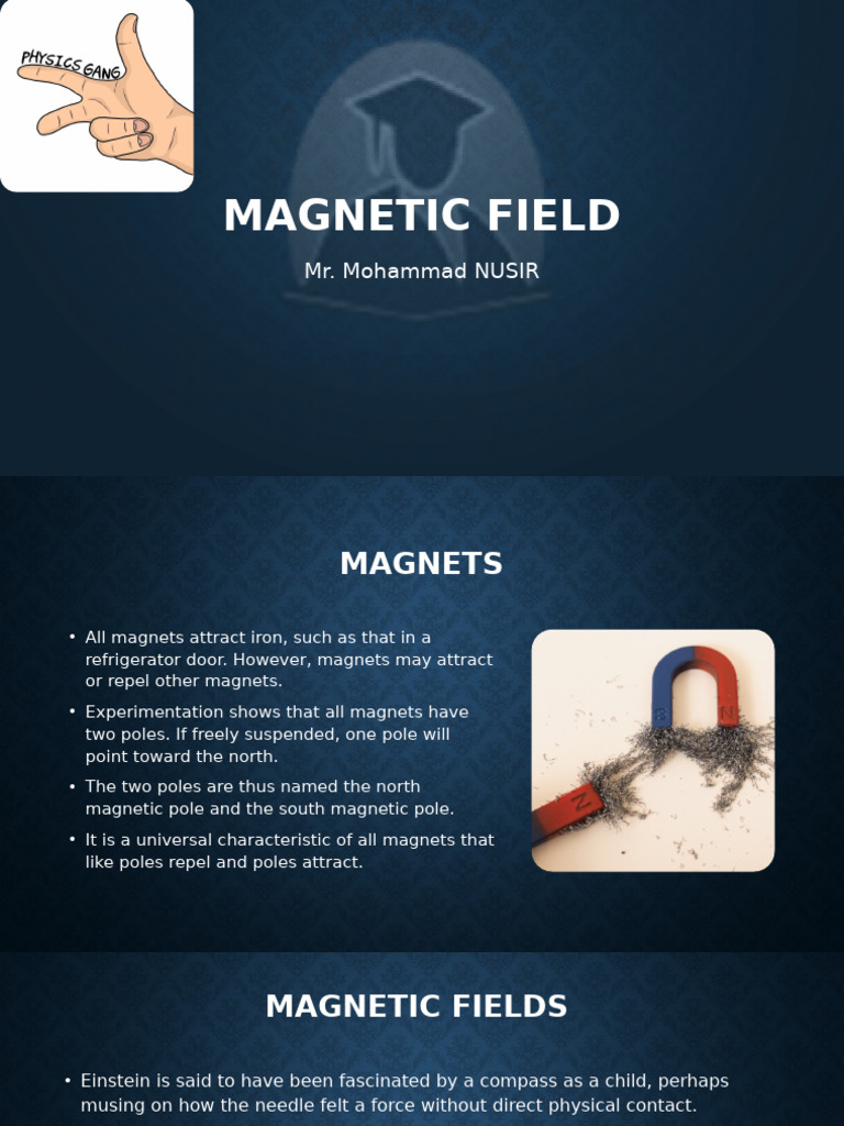 2nd PPT 10th Grade 2nd Semester | PDF | Magnetic Field | Force