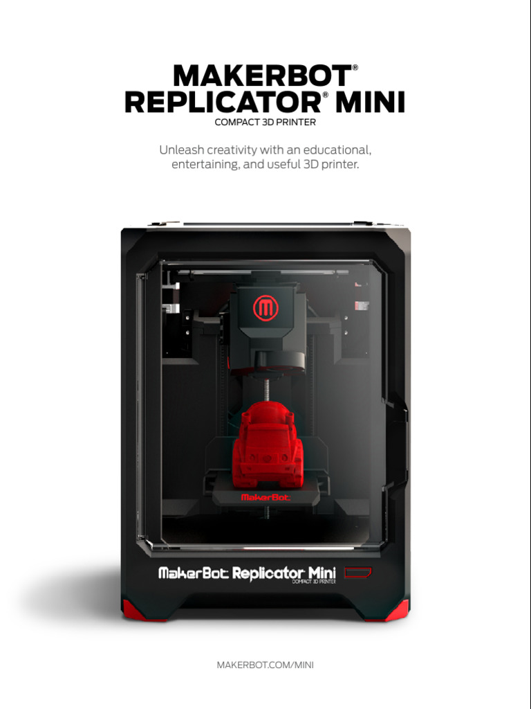 Replicator Mini | PDF | 3 D Printing | Computer Hardware