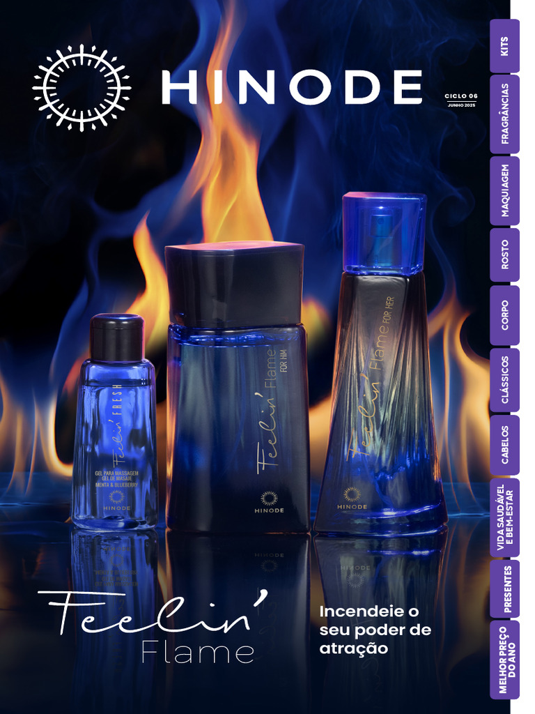 Catlogo Virtual Ciclo 06 - 2025 Hinode - Feelin | PDF | Perfume