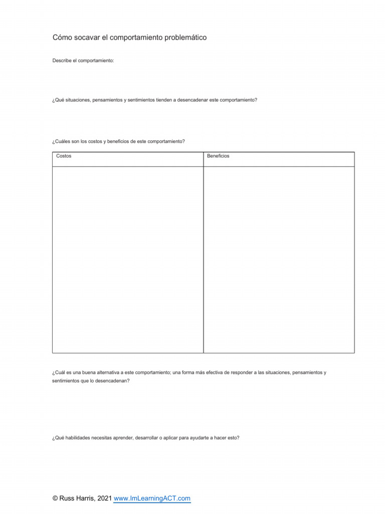 Cómo Socavar El Comportamiento Problemático | PDF