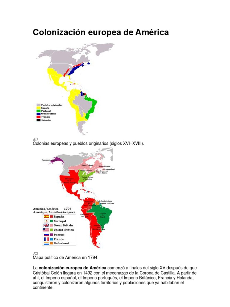 Colonización europea de América