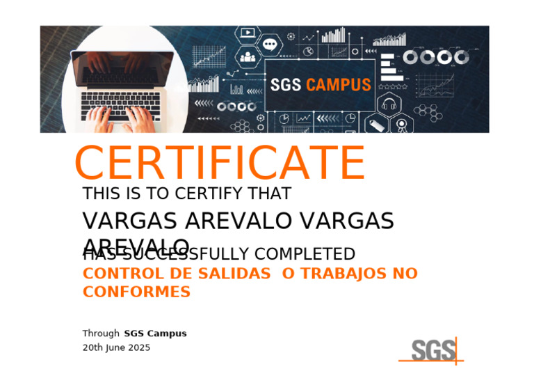 Clms Certificate | PDF