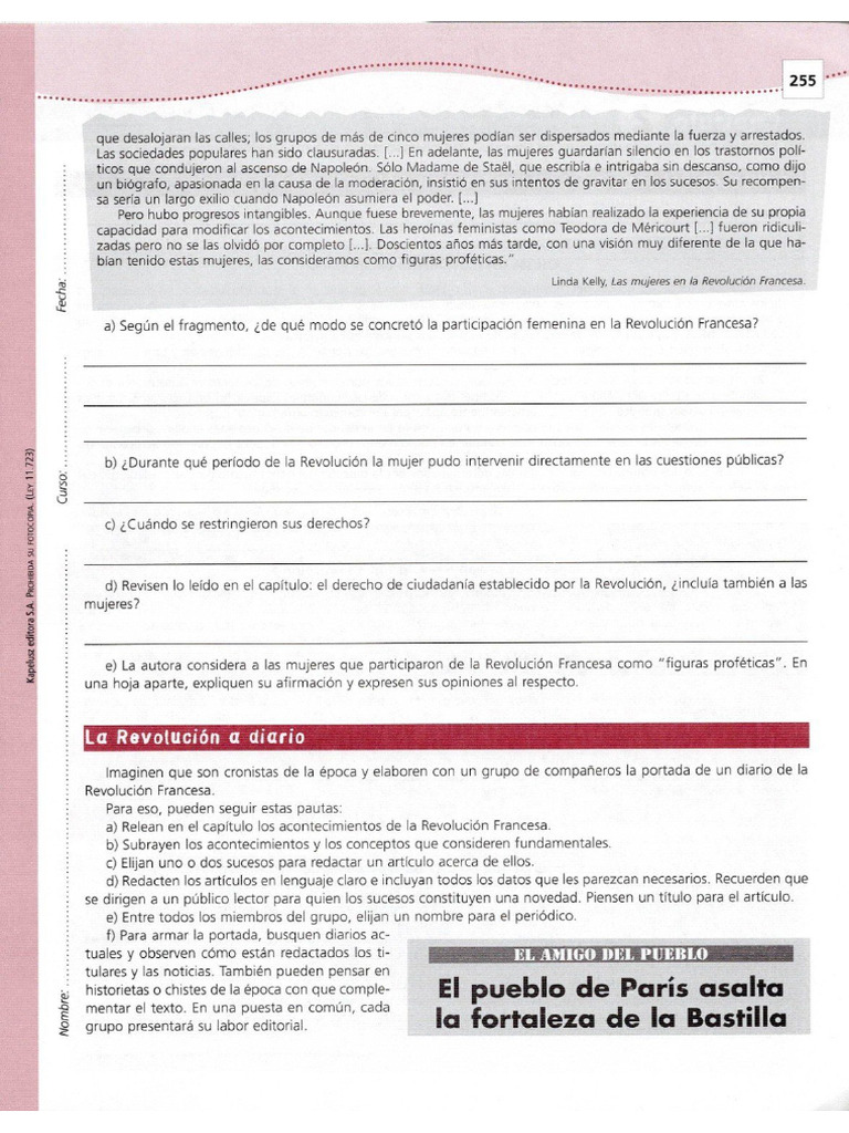 Historia Actividades | PDF