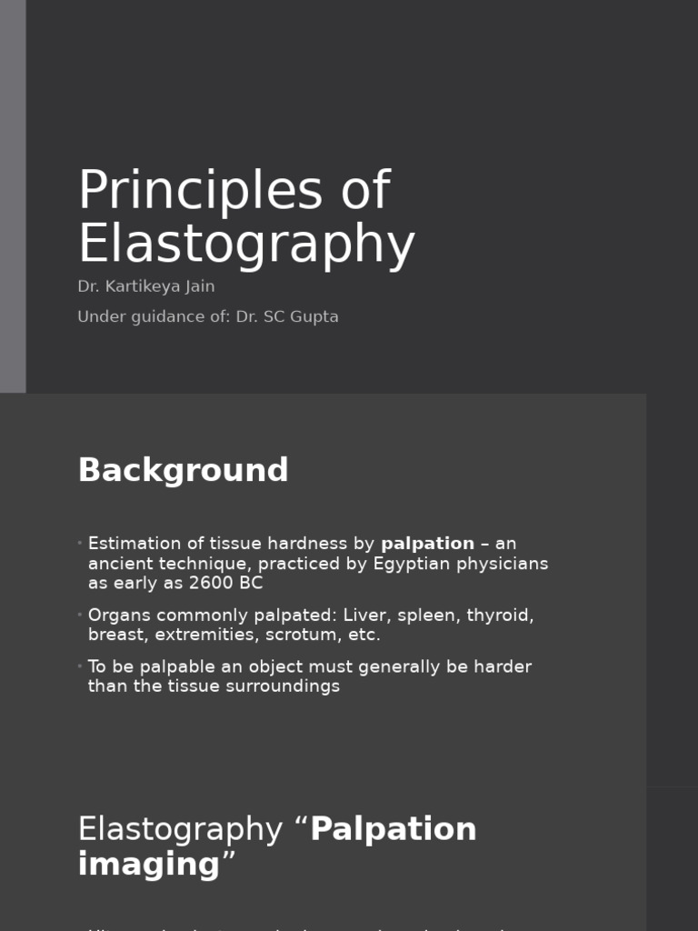 Breast Elastography Principles and Applications | PDF | Cirrhosis ...
