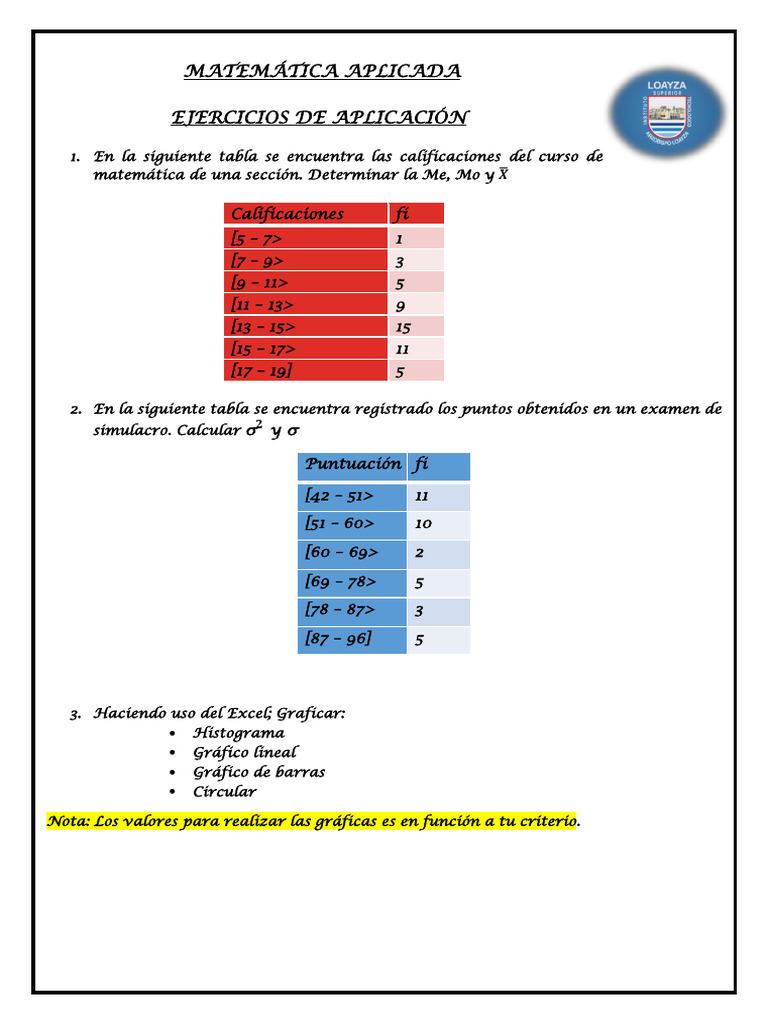 Matemática Aplicada - Ejercicios de Aplicacion | PDF