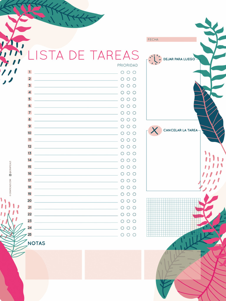 Lista de Tareas | PDF