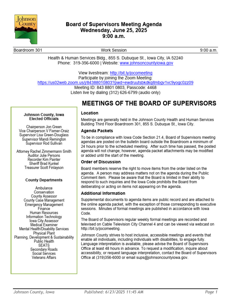 Johnson County Housing Assessment Study 2025 | PDF