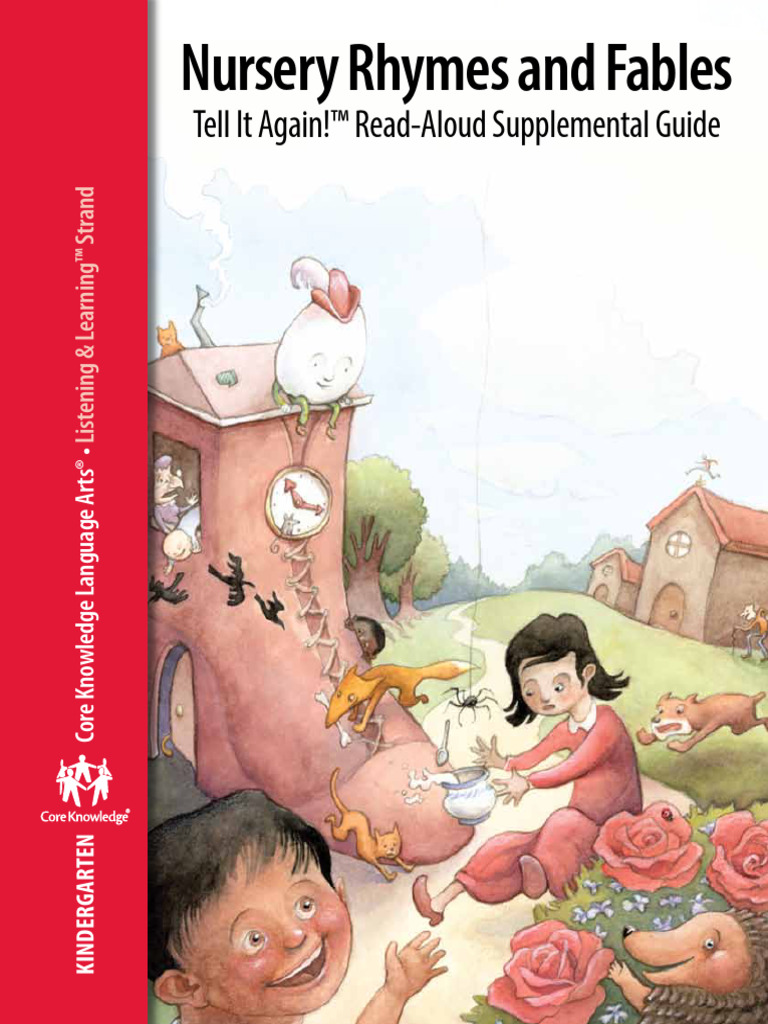 Unit 1 Nursery Rhymes and Fables Kindergarten Read Aloud Supplemental ...