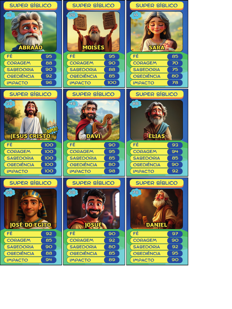 Super Trunfo para Impressão | PDF