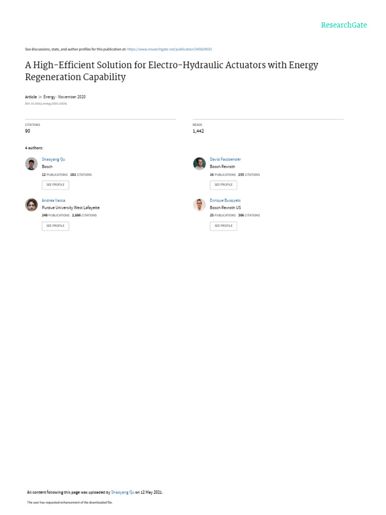 07 - A High-Efficient Solution For Electro-Hydraulic Actuators With Energy Regeneration ...