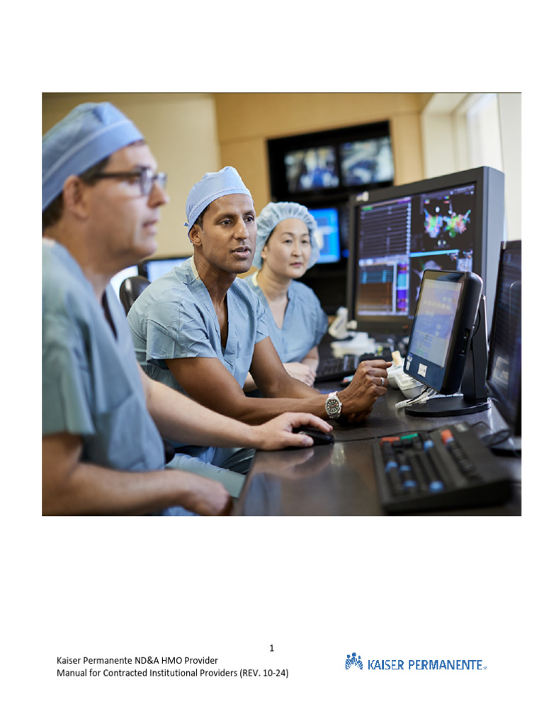 Hmo Provider Manual 2025 en Scal | PDF | Kaiser Permanente | Medicare ...