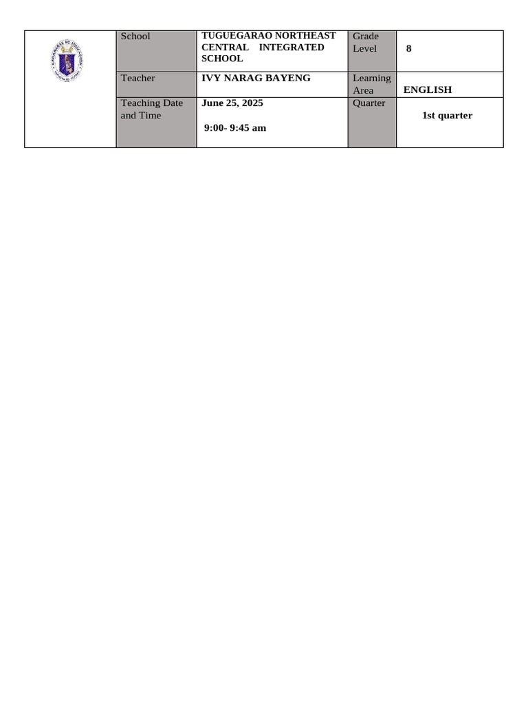 Final Teaching Demonstration-Dlp | PDF | Senses | Taste