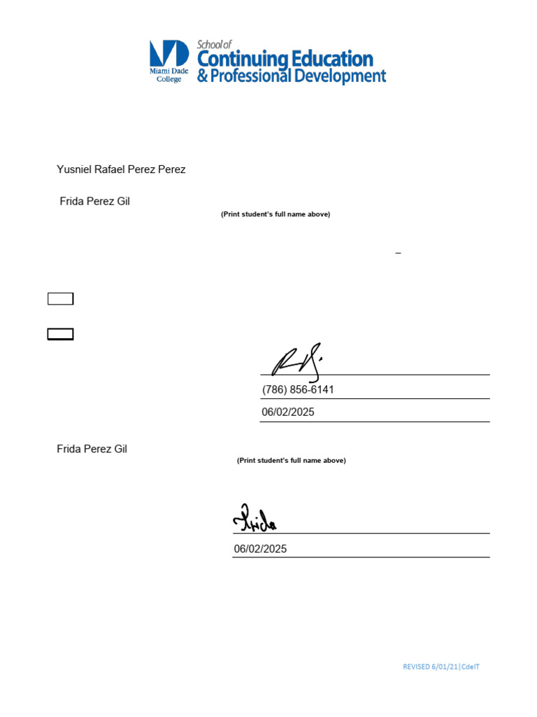 ESOL Form - Underage Waiver 2021 For ESOL Students | PDF