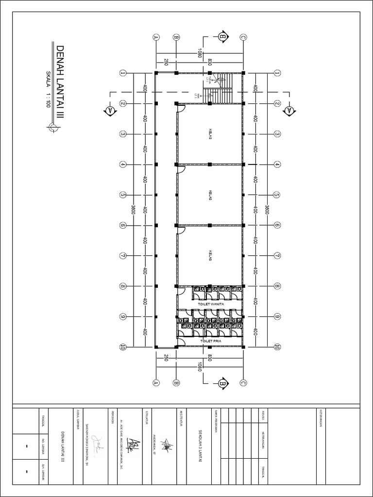 Denah Lantai III | PDF