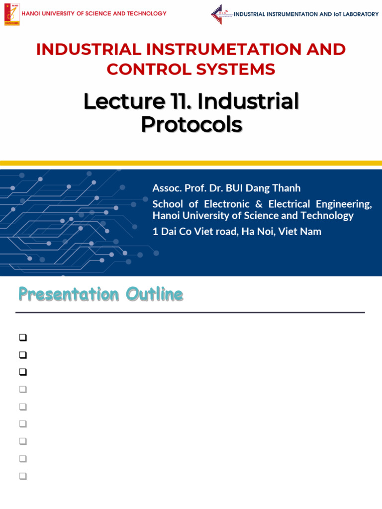 Industrial Communication Protocols Overview | PDF | Information And ...
