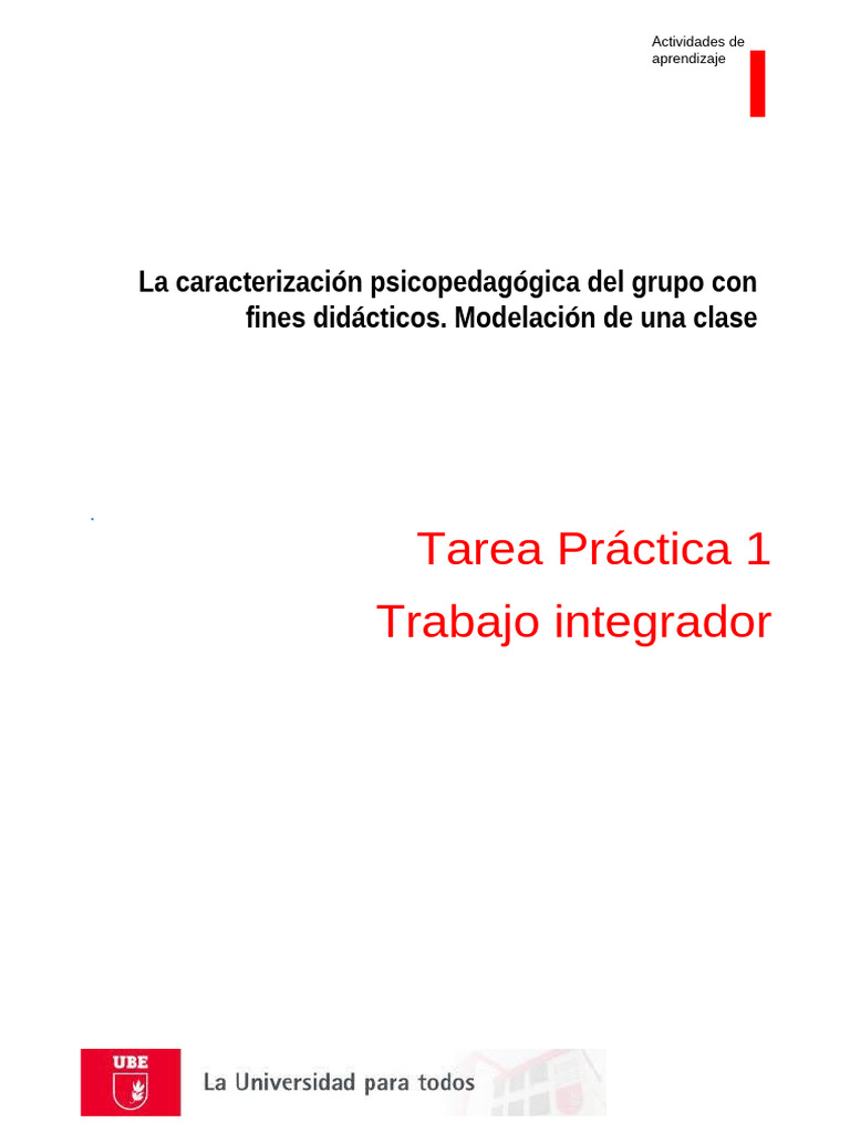Tarea Integradora 1mc | PDF | Aprendizaje | Plan de estudios