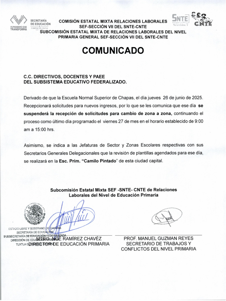 Comunicado 0001 | PDF